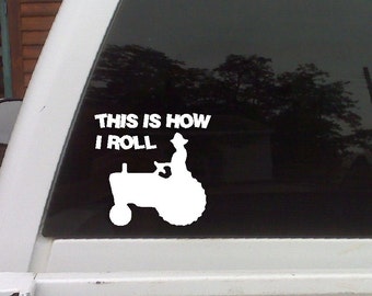 Tractor stickers | Etsy