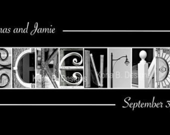 Last name letters | Etsy