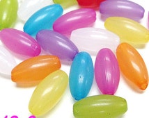 Popular items for oval plastic beads on Etsy