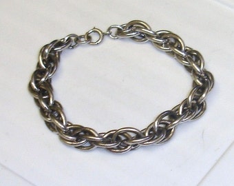 Popular items for silver rope bracelet on Etsy