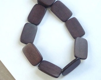 Flat rectangle beads | Etsy