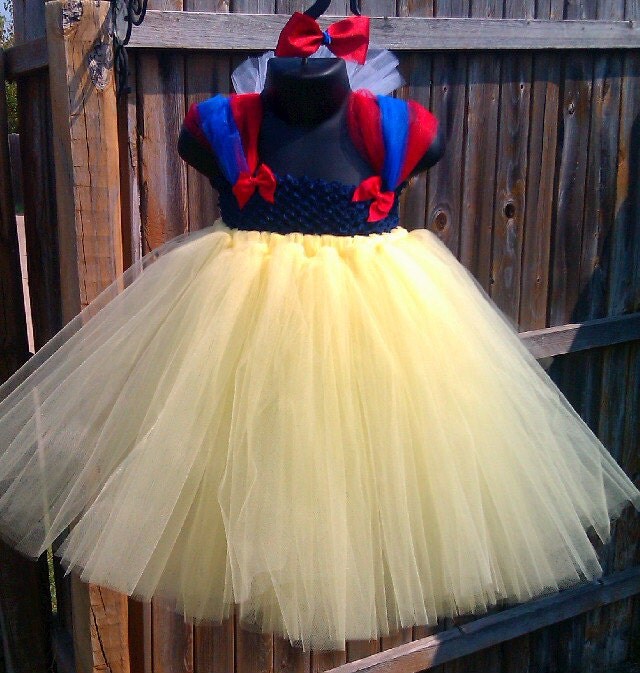 Snow White Inspired Tutu Dress Custom To by ItsAGirlThingShoppe