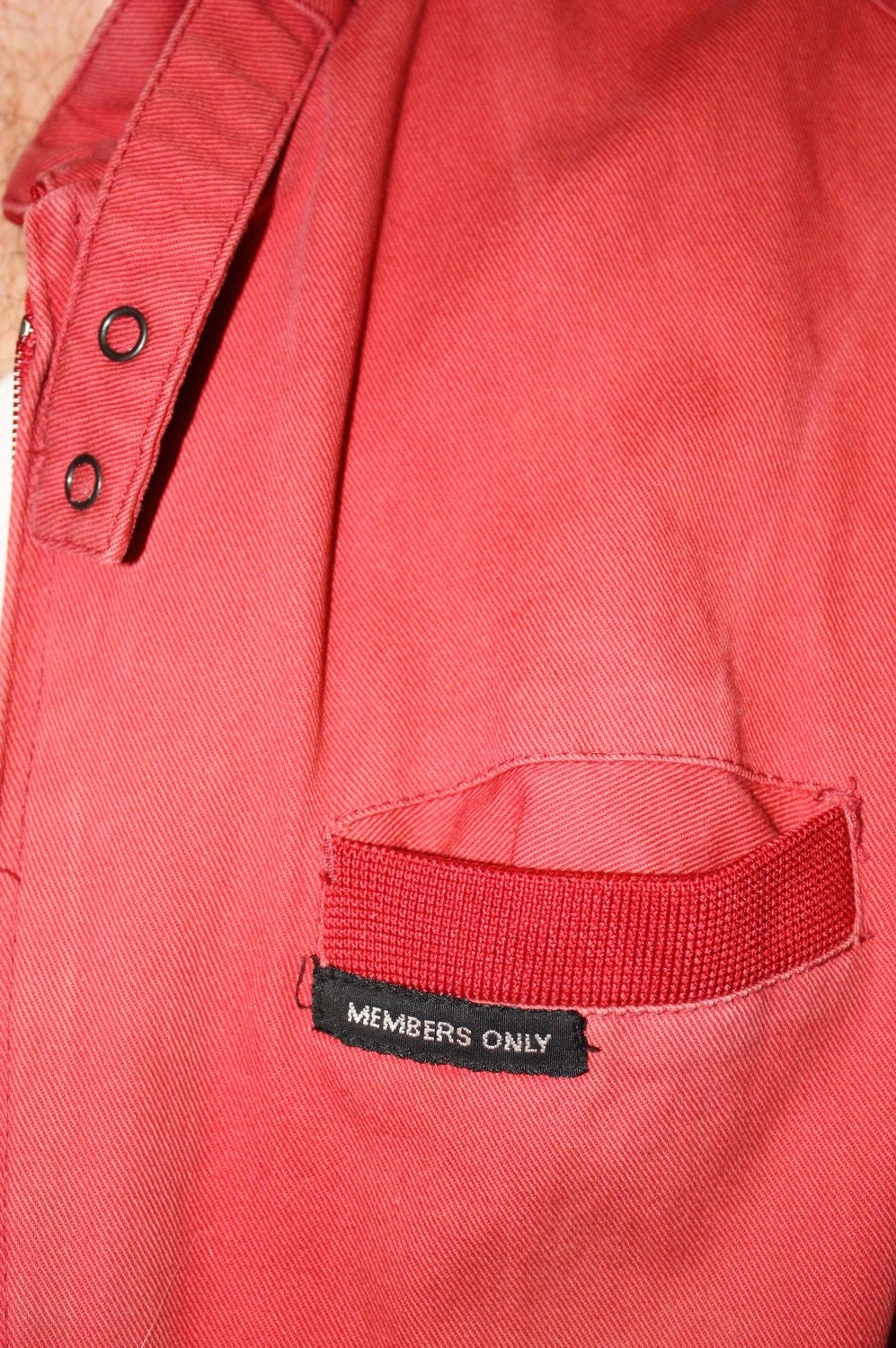 Red Retro Members Only Jacket