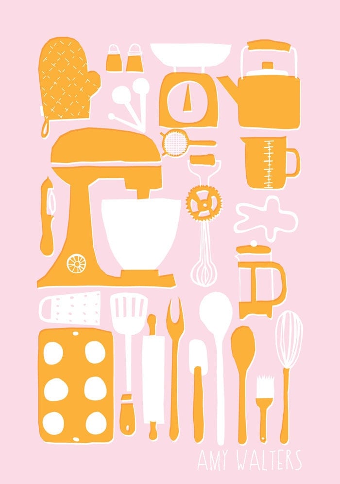 Instant Download Vintage Kitchen Digital Clip Art And