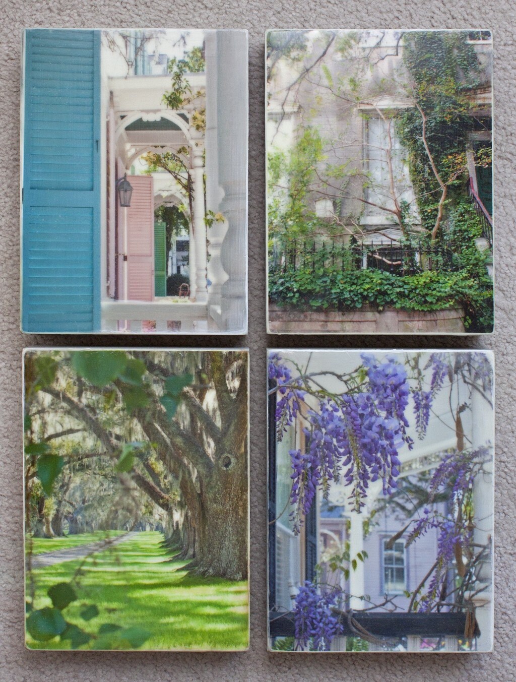 RAINBOW ROW Savannah GA An Original Photo by MelissaEncaustics