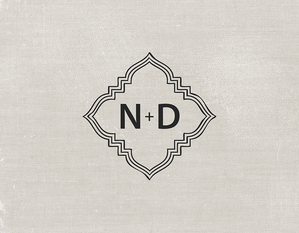 simply modern monogram | Monogram design, Lettering design, Wedding ...