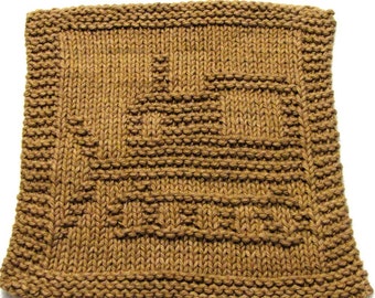 Knitting Cloth Pattern Hummingbird with Long Stem by ezcareknits