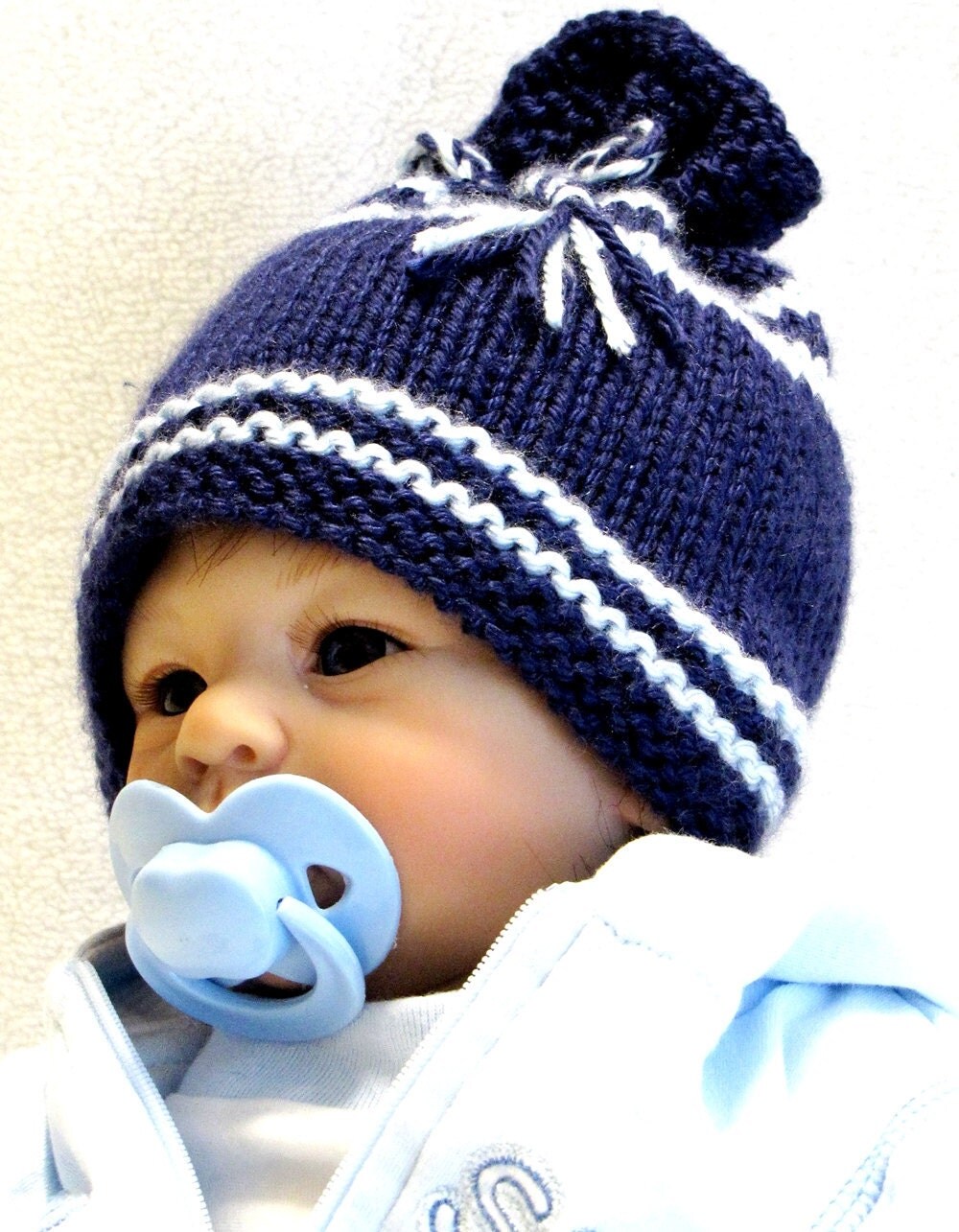 KNITTING PATTERN Newborn EZ Knit Baby Hat Pattern Great