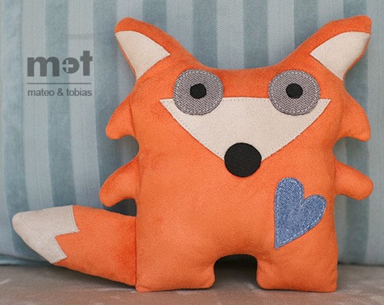 Tokala Fox Woodland Critter Plush Toy by mateoandtobias on Etsy