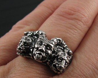 Gargoyle ring | Etsy