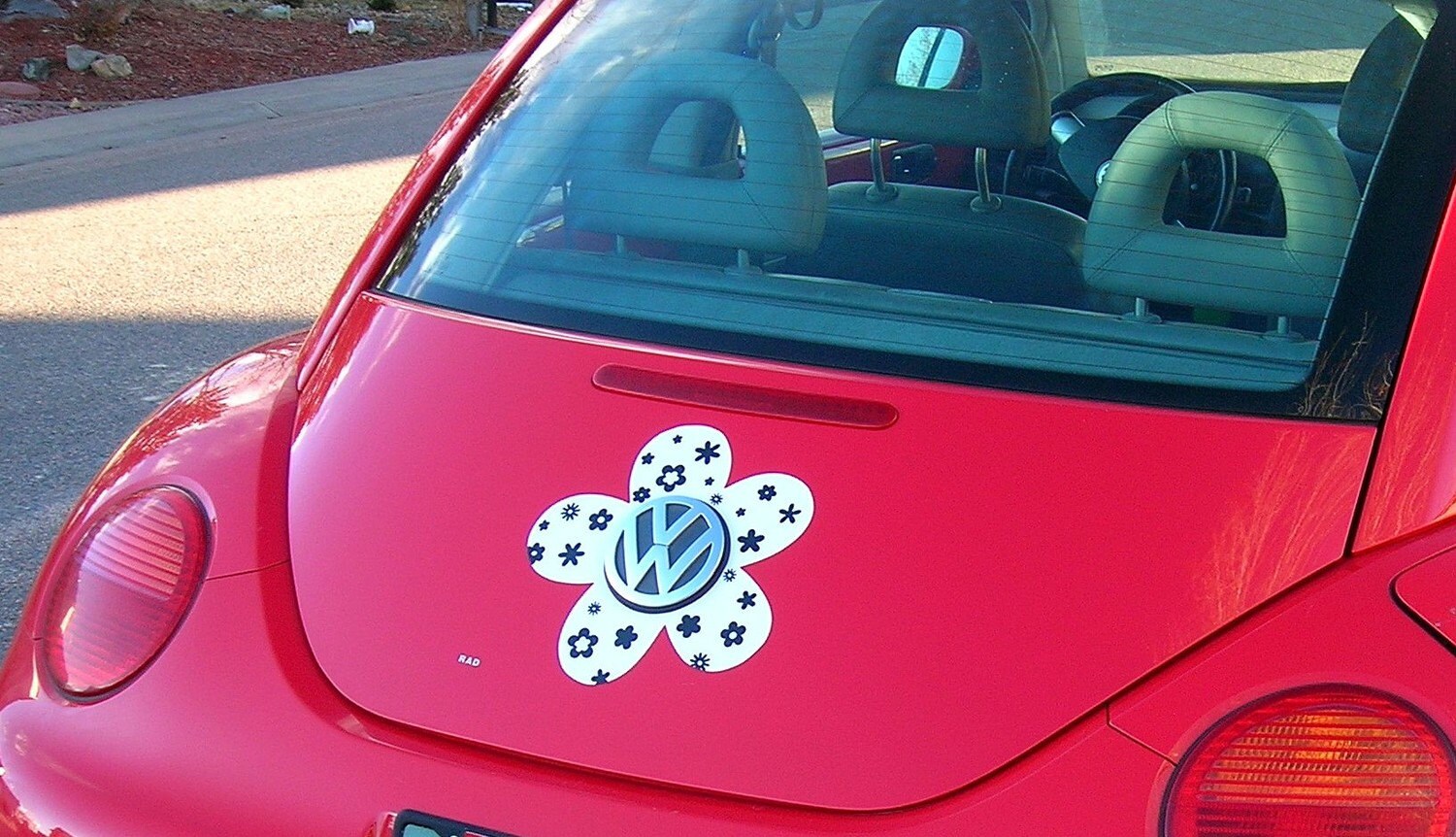 VW Beetle Magnetic Vinyl Daisy You choose color
