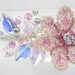 Briony Flower Tiara Handmade Crystal Flower by SLCDesignsUK