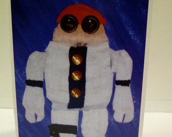 Cousto-Bot Greeting Card