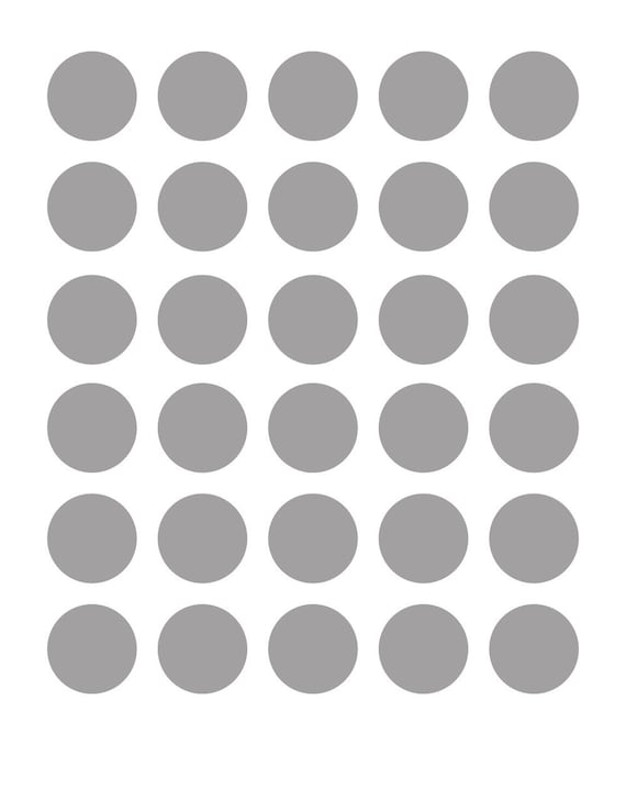 psd template 30 circles 31mm diameter