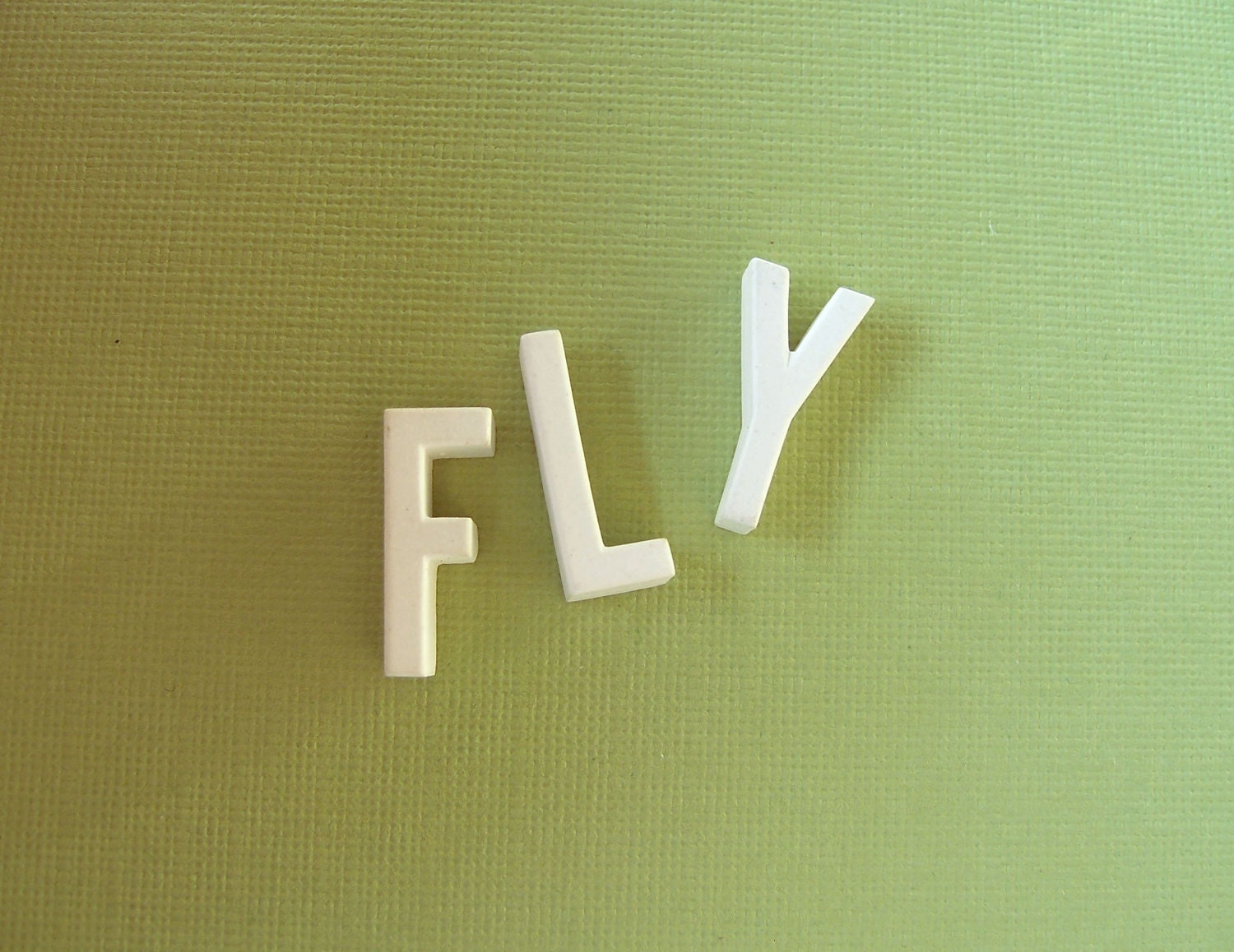 FLY Vintage 3-D Title Letters