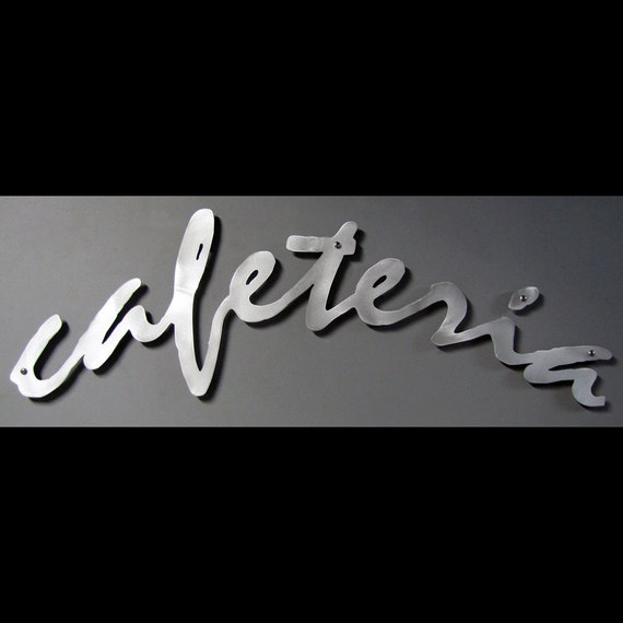 Cafeteria Sign