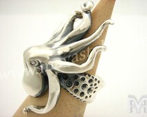 Popular items for octopus ring on Etsy