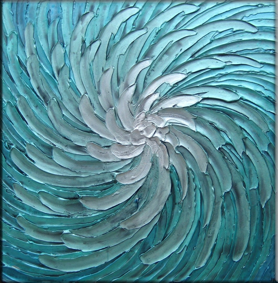 Abstracto pintura 40 x 40 gran Original textura por artoftexture