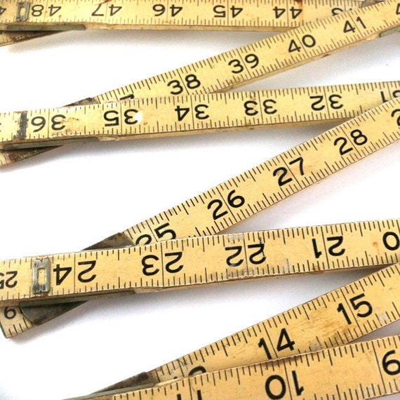 Folding Ruler Wood Vintage stanley zig zag no. x-227 w