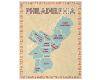 Northeast Philadelphia Neighborhoods Map