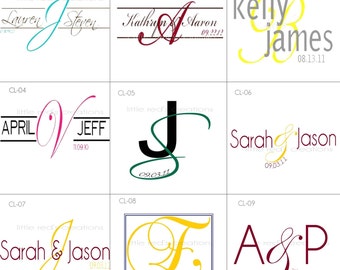 Two Classic digital Monograms