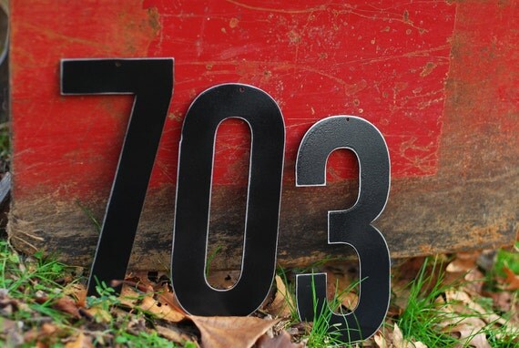 House Numbers Custom LIsting for Michael 703 by DropMetal