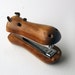 Wooden Hippo Stapler