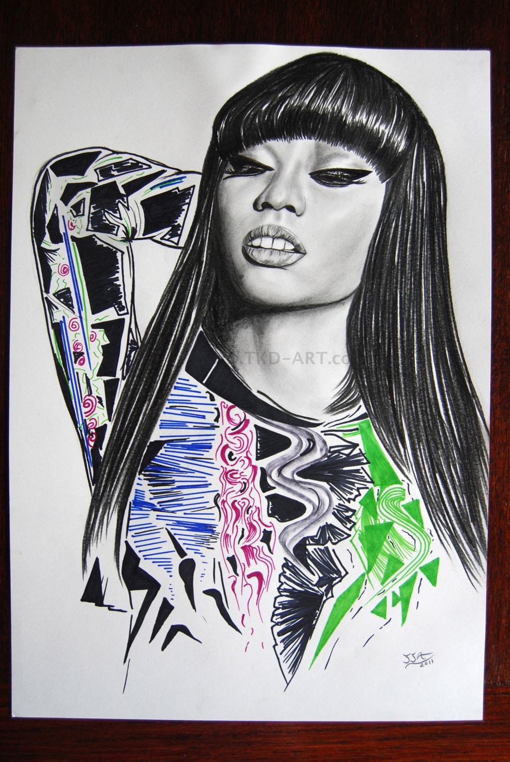 Pencil Drawings Of Nicki Minaj