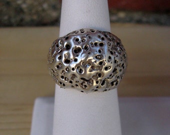 Popular items for silver cast ring on Etsy