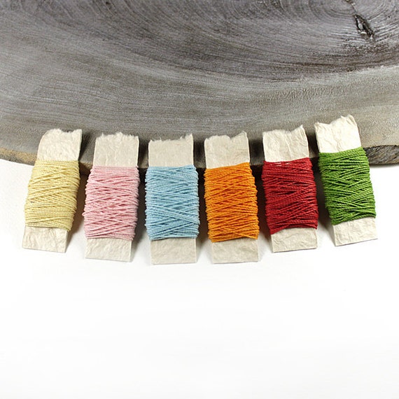 Waxed nylon cord for macrame jewelry or leather by SpiritCarrier