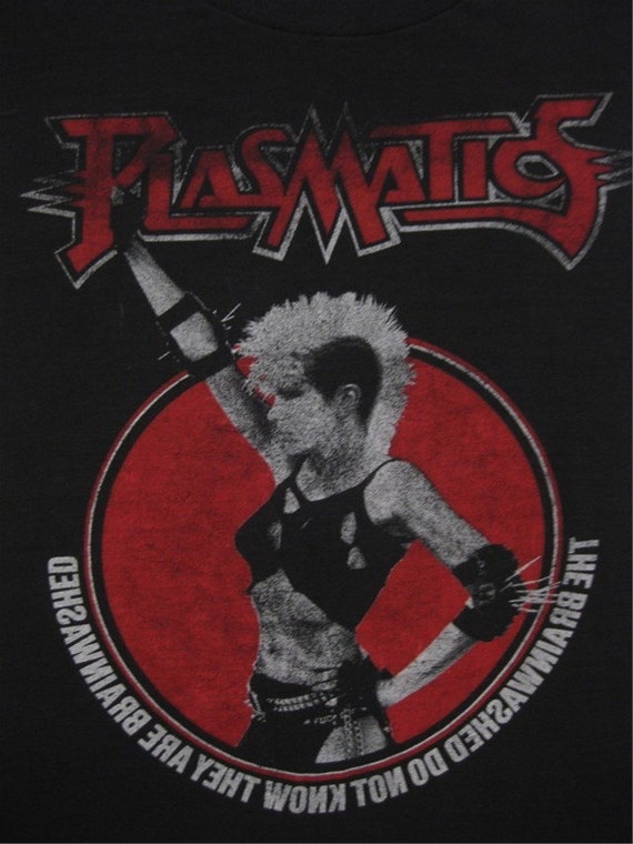 Original PLASMATICS vintage 1984 tour TSHIRT