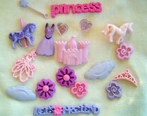Popular items for princess buttons on Etsy
