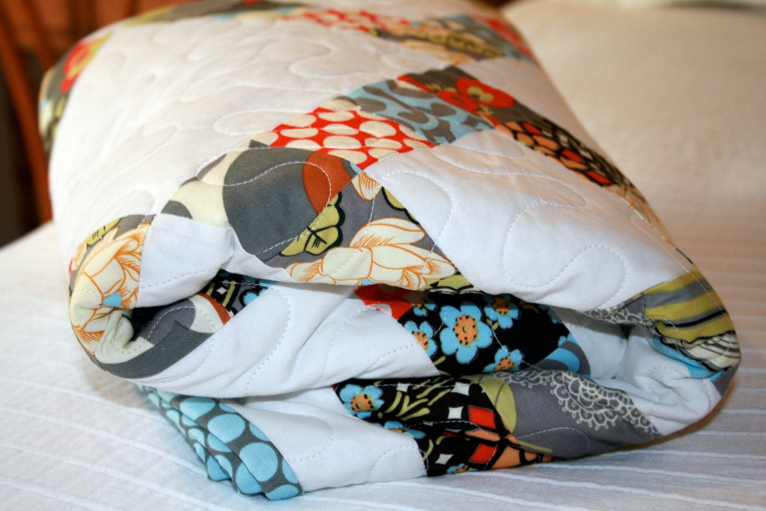 Quilt Amy Butler Modern Diamond Pattern in Lotus Fabrics