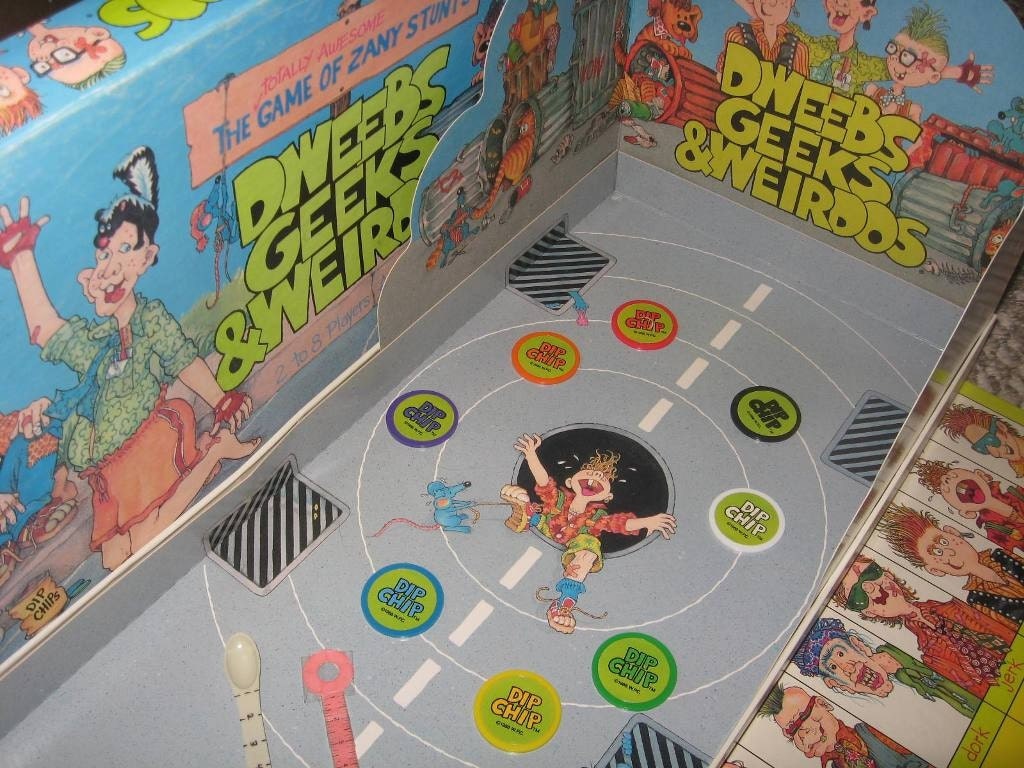 Dweebs Geeks and Weirdos: Rare Board Game 1988.