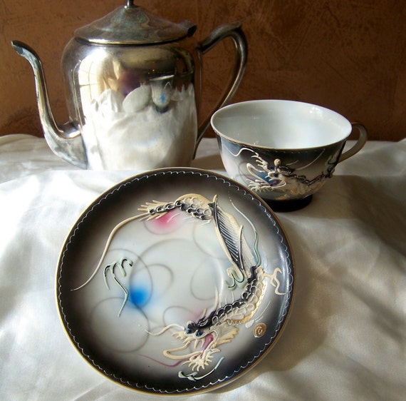 Dragon Tea Cup and Saucer