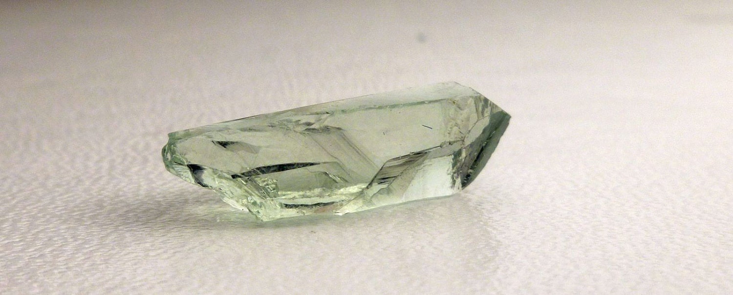Prasiolite Natural Green Quartz Crystal Mineral Specimen