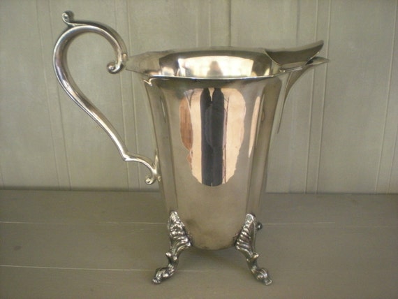 LB Silver Plated Water Pitcher