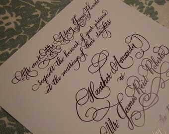 Abigail T. Calligraphy by AbigailTCalligraphy on Etsy