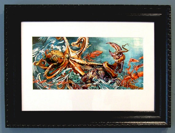 Octopus Vs Crab Full Size Limited Edition