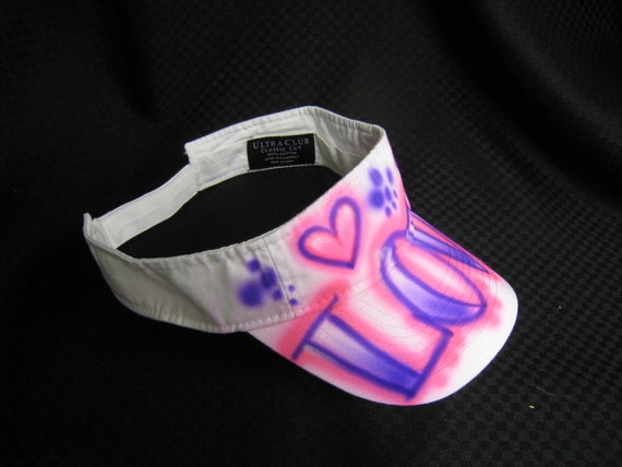 Items similar to Custom Airbrushed Sun Visors on Etsy