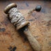 Vintage Plumb Line Handmade Carpenters Tool