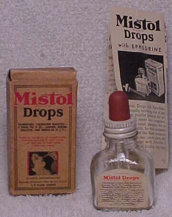 1942 Mistol Nose Drops Stanco Incorporated Bayway Elizabeth