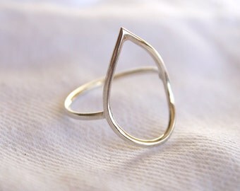 unique womens wedding rings edgy statement sterling by LolaAndCash