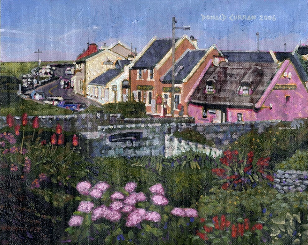 Color Print of Oil Painting Doolin Irish Scene 137 Ireland