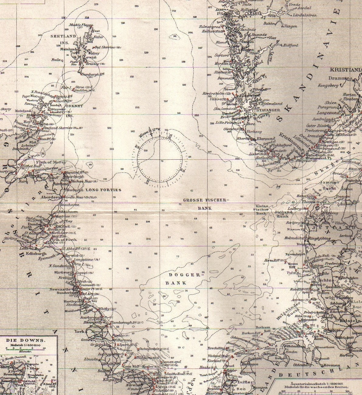 Antique Nautical Chart