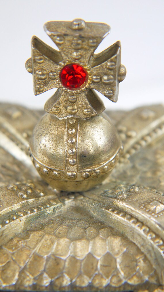 King George VI Coronation Crown Money Box 1937 by Yonks on Etsy