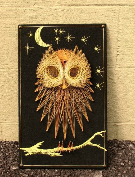 Vintage Owl String Art