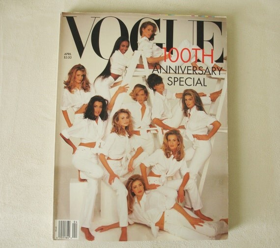 Vogue 100th Anniversary Issue Supermodel Cover
