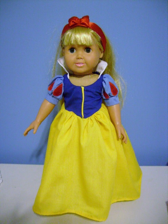 Items similar to Disney Princess Dress for 18 inch doll like American ...