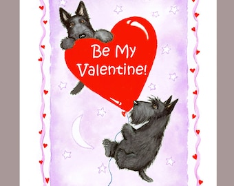 Beagle Valentine Card